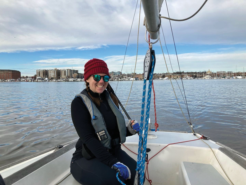 A Sense of Adventure Drew Her to Sailing