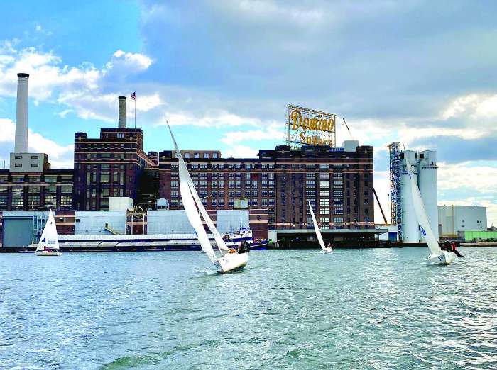 Sailors Visiting Baltimore by Land Yacht