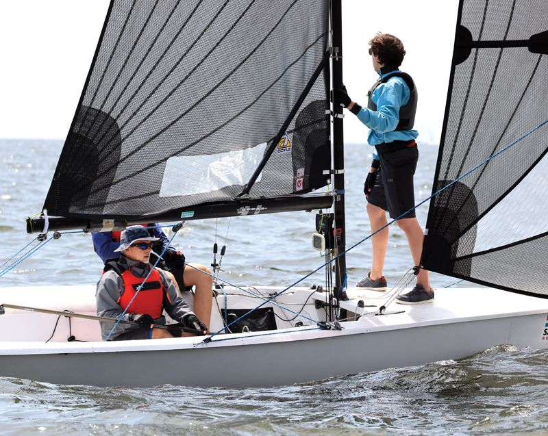 Standing Tall Can Help Your Sailing