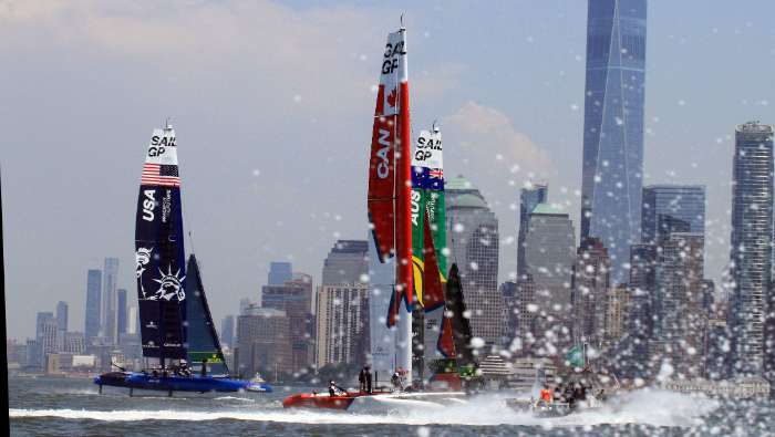 A Sweltering Sail GP Event in New York City