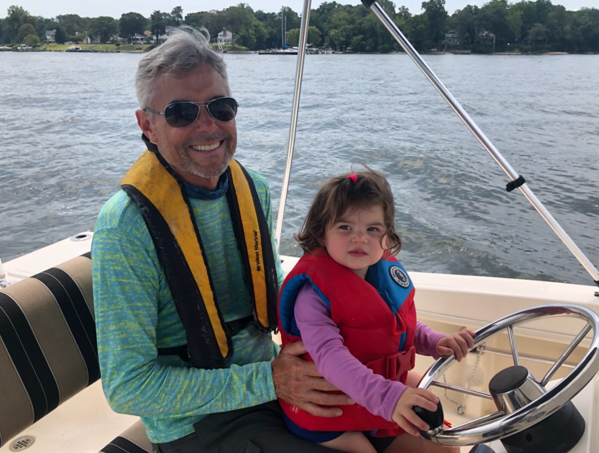 Quinn's first boat drive.jpeg | SpinSheet