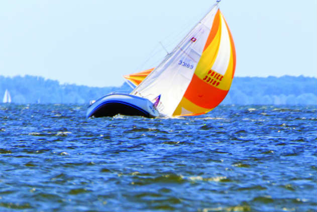 Shorthanded Heavy-Air Spinnaker Strategies