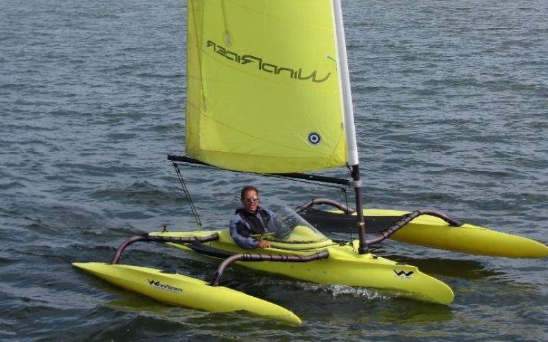 Windrider morning sail to Spasuti Island in moderate wind, 18.7 miles 4 ...